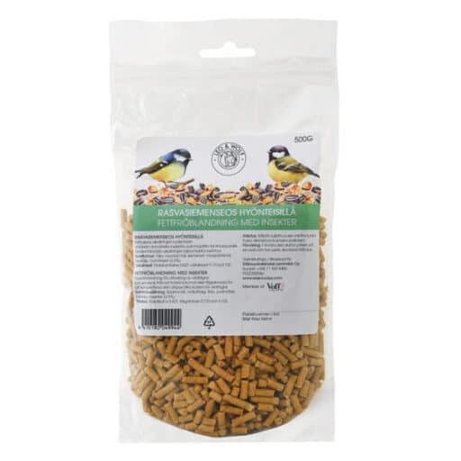 Leo & Wolf Fat frøblanding med insekter 500g - Pippifoder